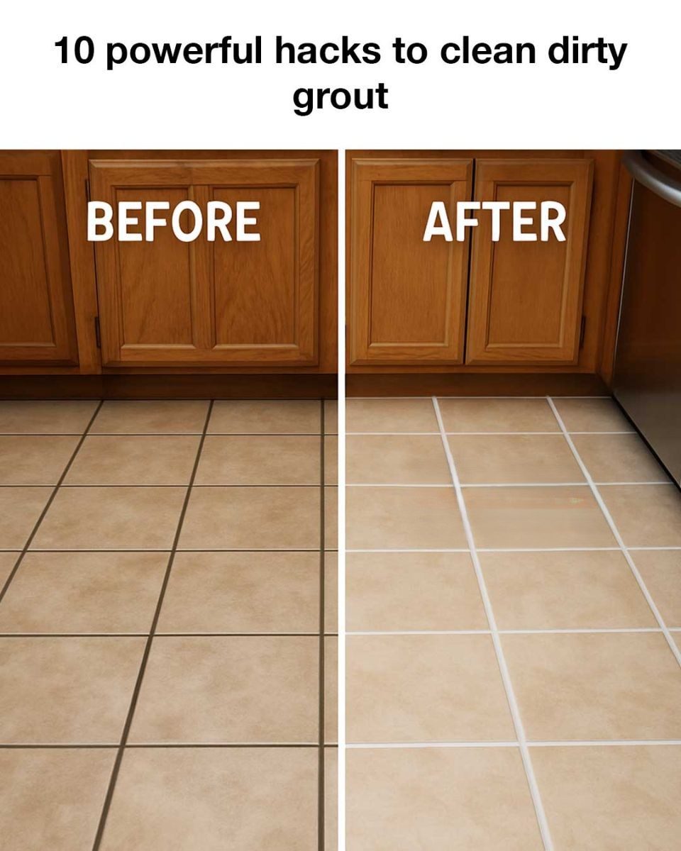 10 powerful hacks to clean dirty grout – Best Recipes